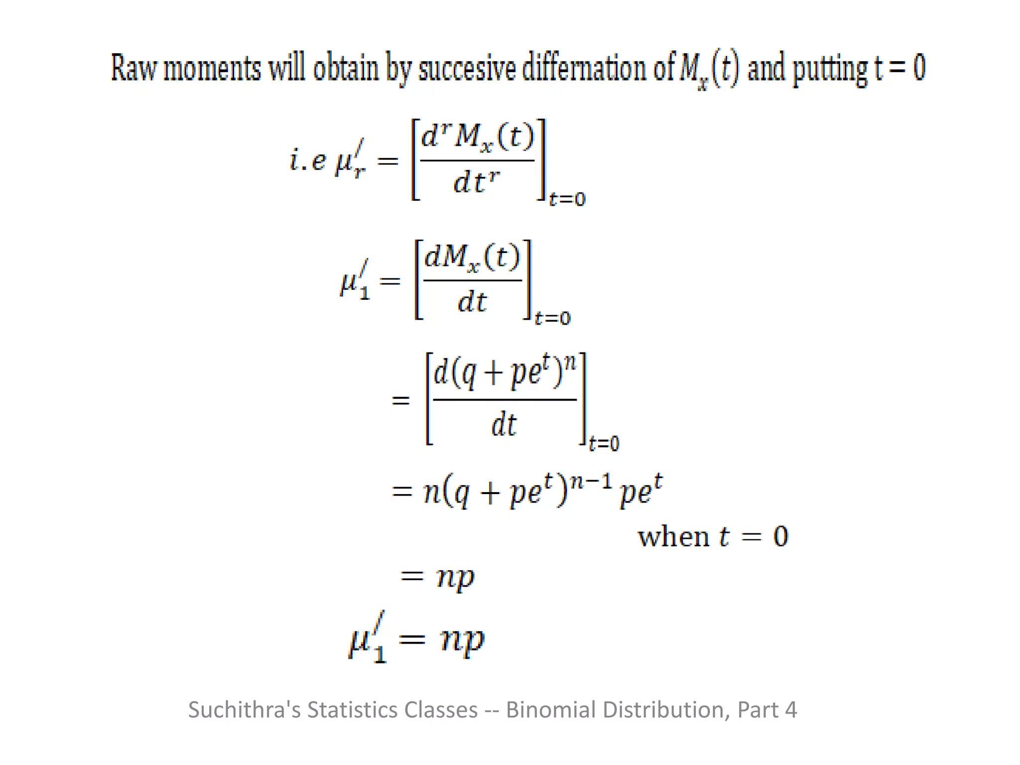 Binomial Distribution Part 4 | PPTX