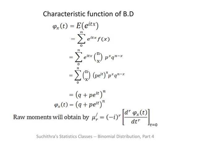 Binomial Distribution Part 4 | PPTX