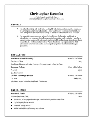 CK Resume | DOCX