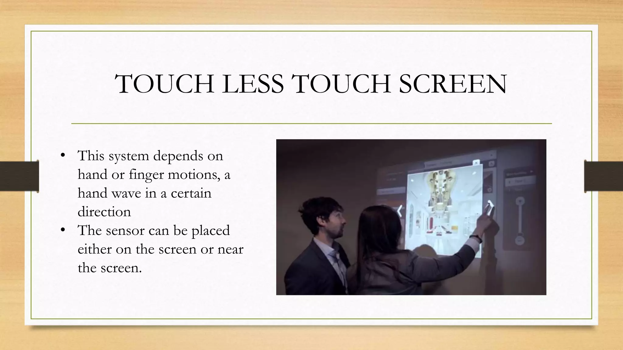 Touchless Technology | PPTX