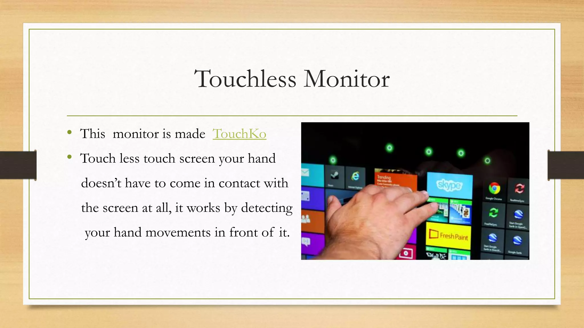 Touchless Technology | PPTX