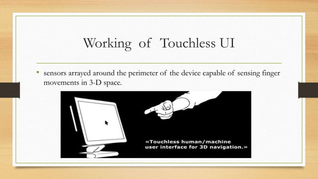 Touchless Technology | PPTX