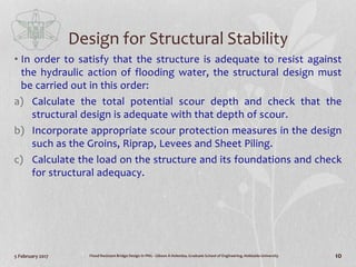 General Flood Resistant Bridge Design Guidelines | PPTX