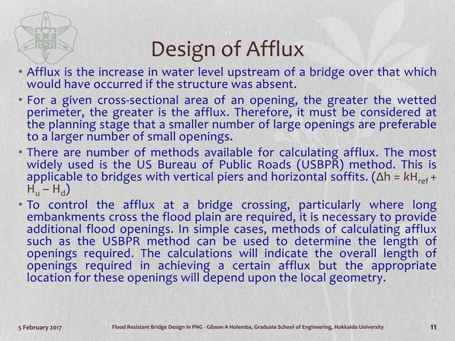 General Flood Resistant Bridge Design Guidelines | PPTX | Civil ...