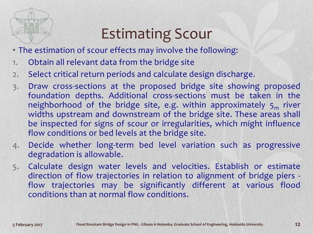 General Flood Resistant Bridge Design Guidelines | PPTX | Civil ...