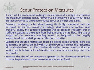 General Flood Resistant Bridge Design Guidelines | PPTX