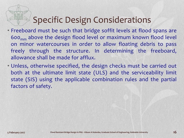 General Flood Resistant Bridge Design Guidelines | PPTX | Civil ...