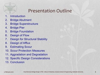 General Flood Resistant Bridge Design Guidelines | PPTX
