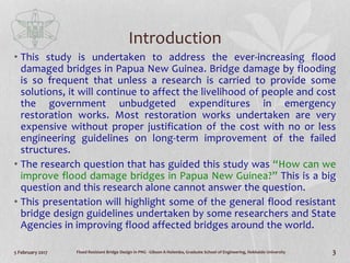 General Flood Resistant Bridge Design Guidelines | PPTX