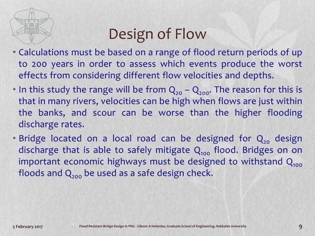 General Flood Resistant Bridge Design Guidelines | PPTX | Civil ...