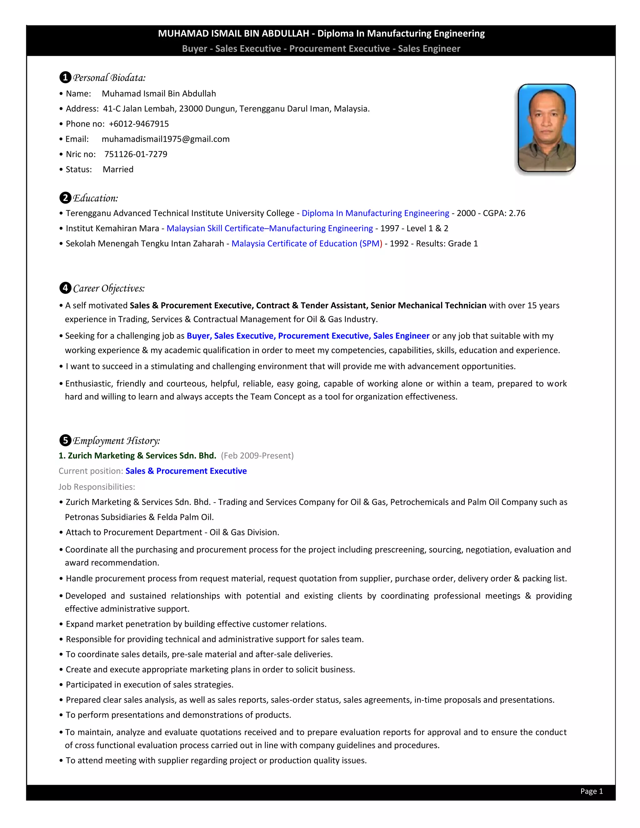 Muhamad Ismail_Resume-Linkedin | PDF