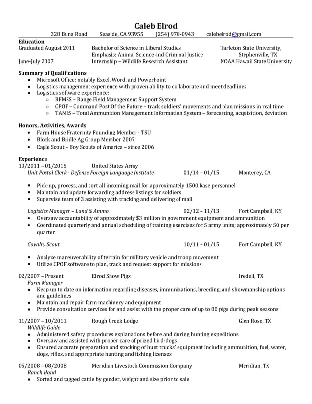 Caleb Elrod Resume (1) | DOC