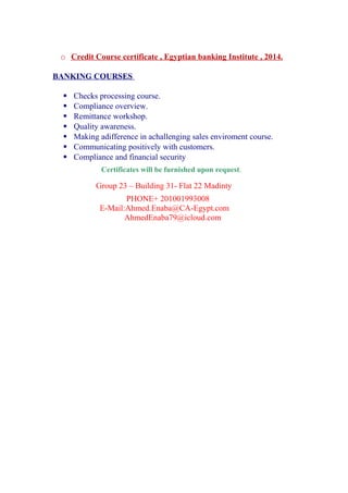 Enaba_CV.DOC | Business Banking & Finance | Business