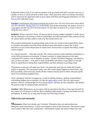 BriefingsDirect : Psychology of project management and SOA governance | PDF