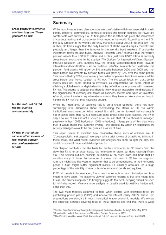 A Guide to Currency Overlay Management | PDF