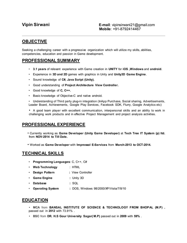 VIPIN_CV_Updated | DOCX