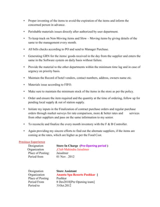 RAM SINGH RATHORE | DOCX | Logistics | Business