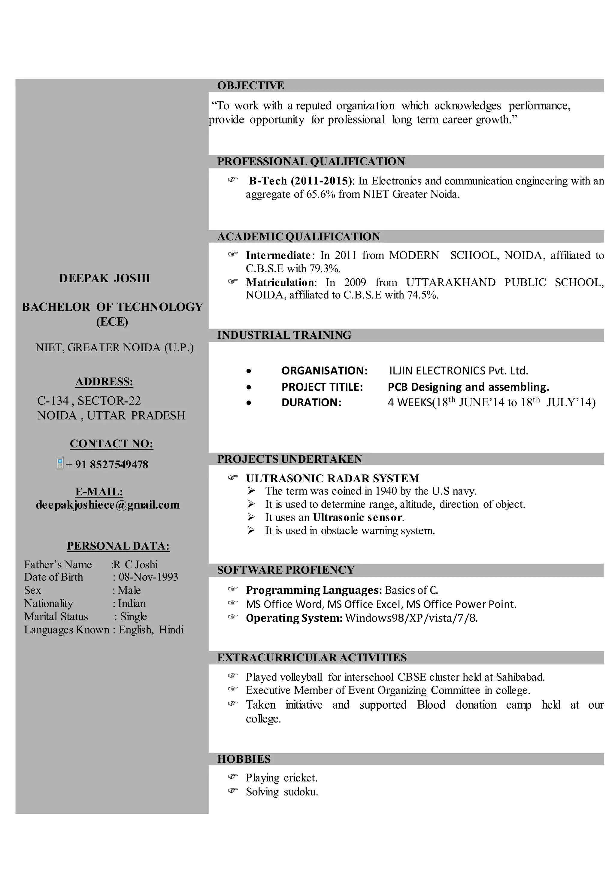 deepakfinalresume | DOCX