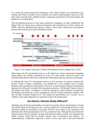 Learning Systems Engineering Lessons from an Electric Vehicle ...