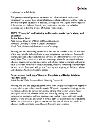 2016 ILACADA Conference Program | PDF