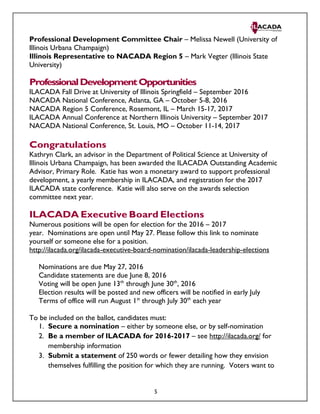 2016 ILACADA Conference Program | PDF