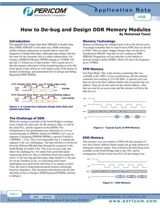 DDR DIMM Design | PDF | Operating Systems | Computer Software and Applications