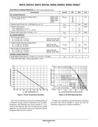 Original PNP Transistor BD682G BD682 682 4A 100V TO-225 New ON semiconductor | PDF