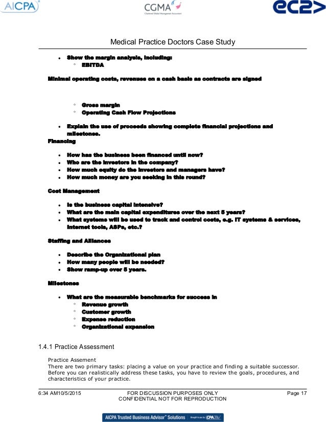 Medical Practice Doctors Case Study