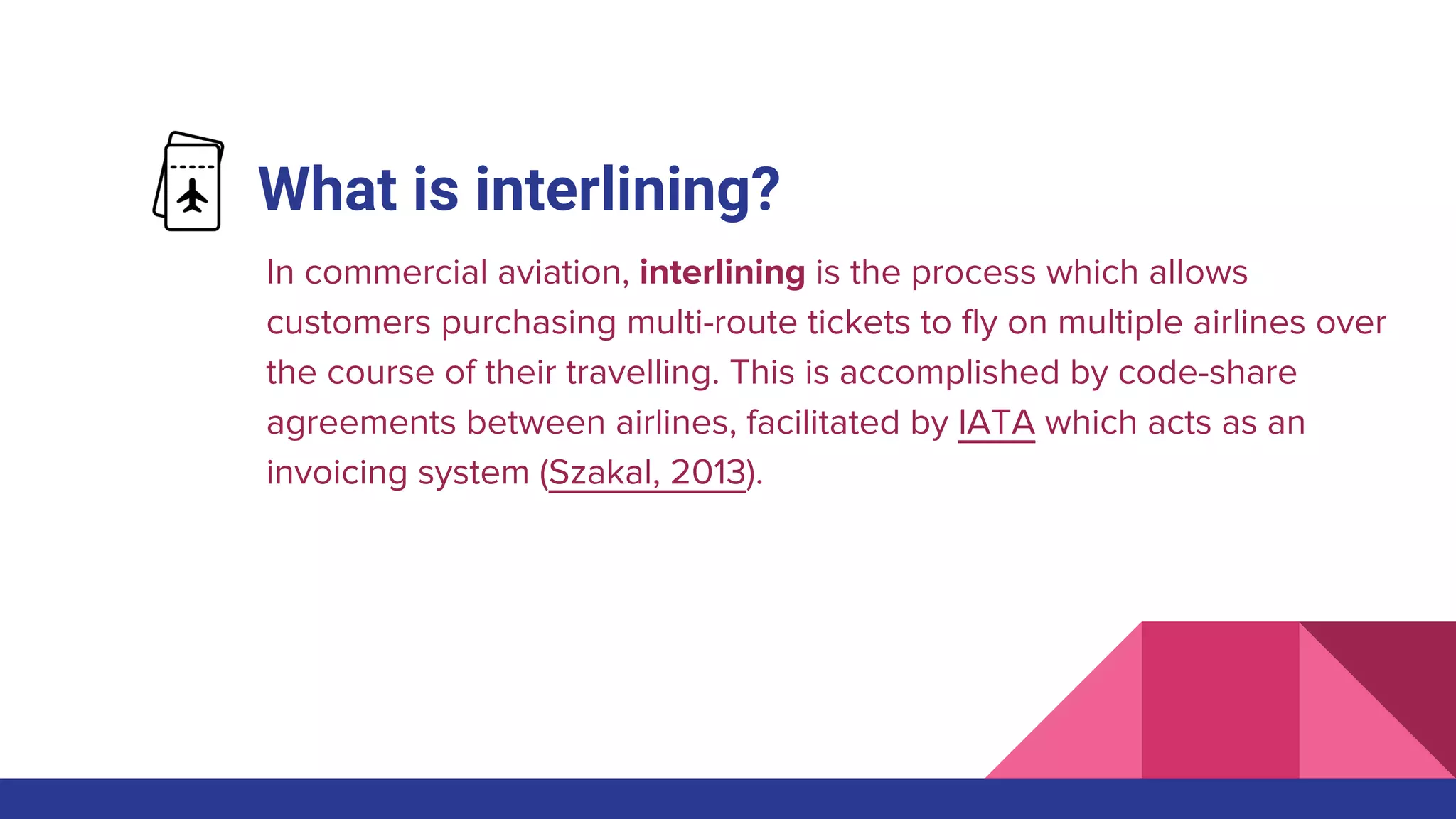 Airline Interlining 2.0 | PPT