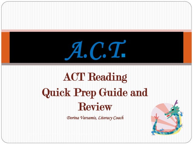 ACT Quick Guide and Review July 2015 | PPT