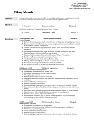 Tiffany Edwards Resume_2015 (2) | PDF