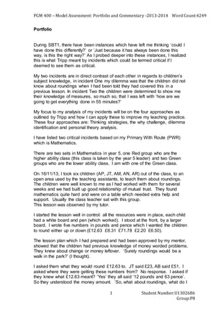 PGM 400 – Module Assessment v2 | PDF