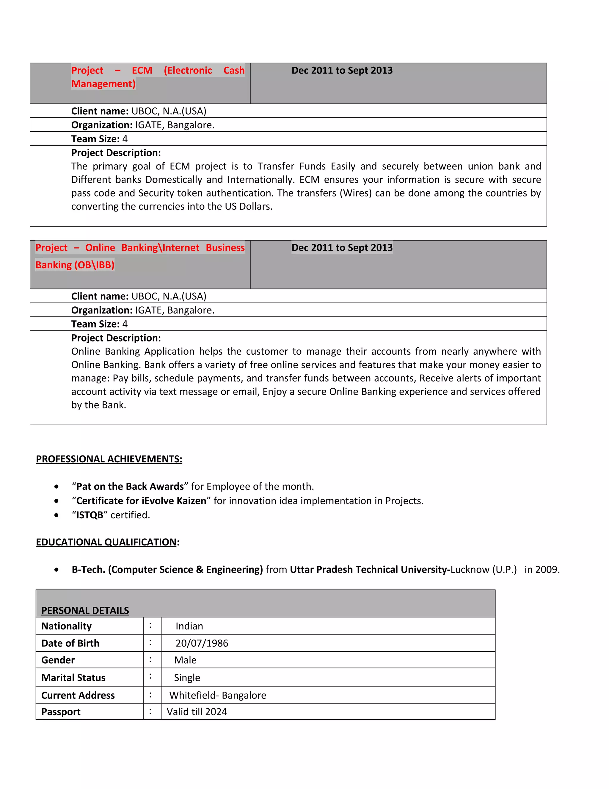 Resume_Arun | PDF