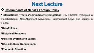 Nepal’s Foreign Policy 2 | PPTX