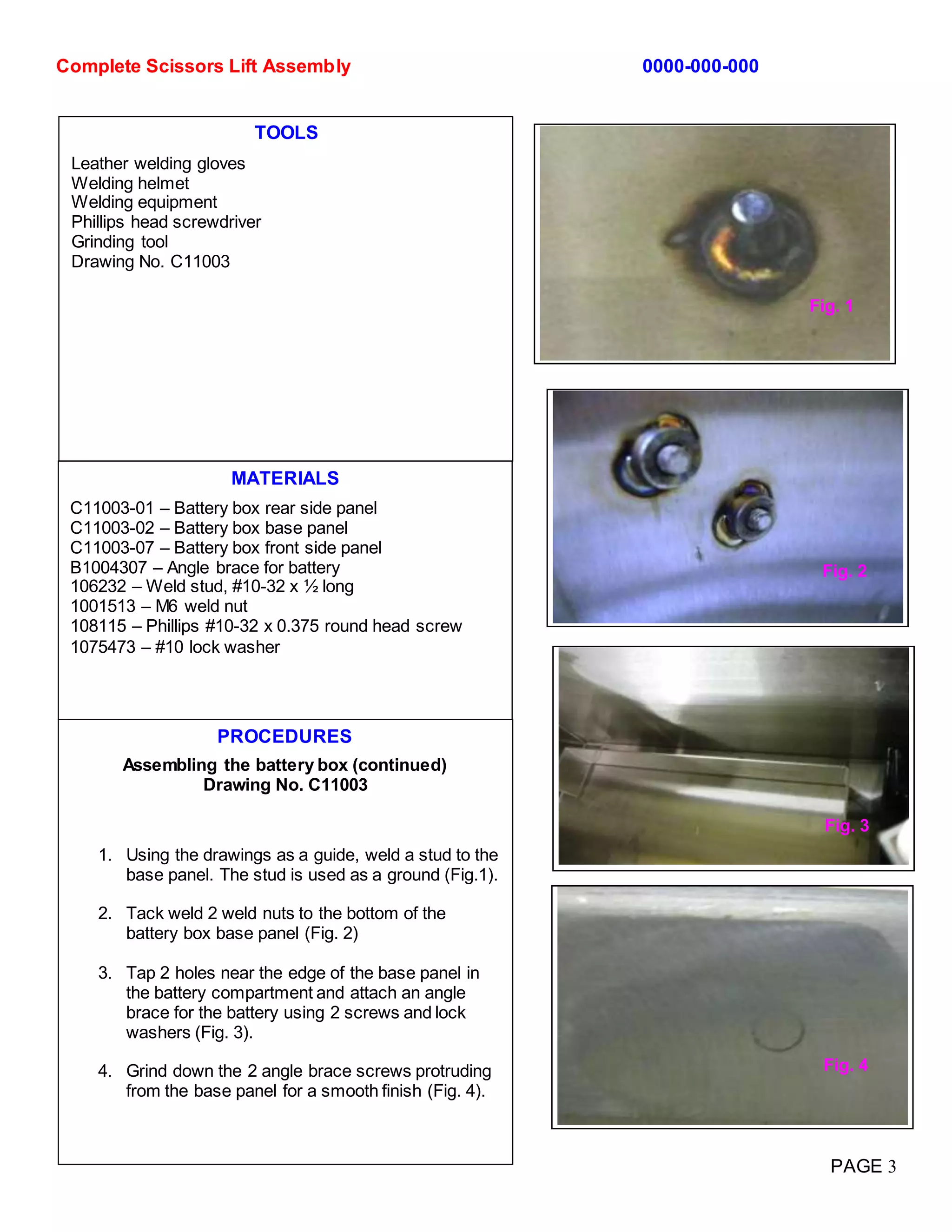 Scissors lift and pump assembly | DOCX