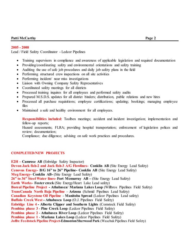 Patti McCarthy Resume 2014 Nov | DOCX