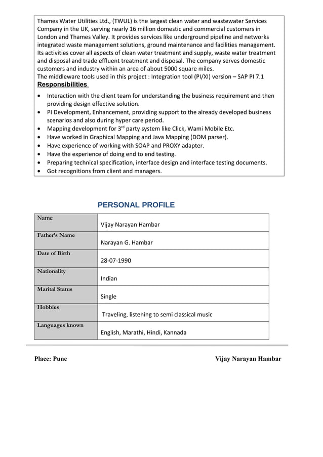 RESUME_Vijay_N_Hambar | DOC