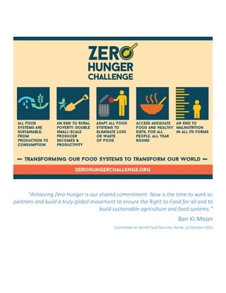 Pathways to Zero Hunger booklet | PDF