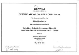 Bennex Titan III ops and maint | PPT