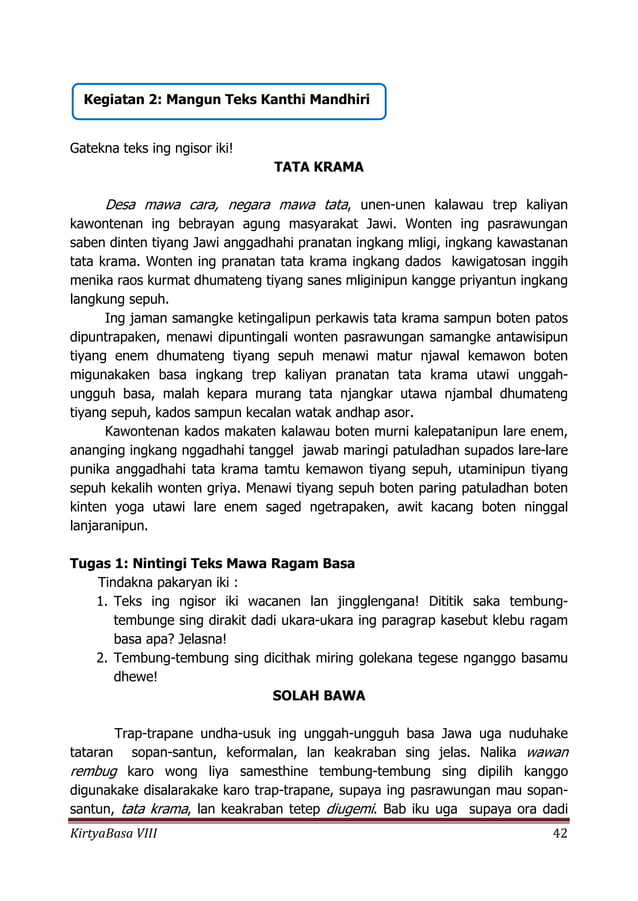 Bd8 kd2-wulangan 2 budaya | PDF