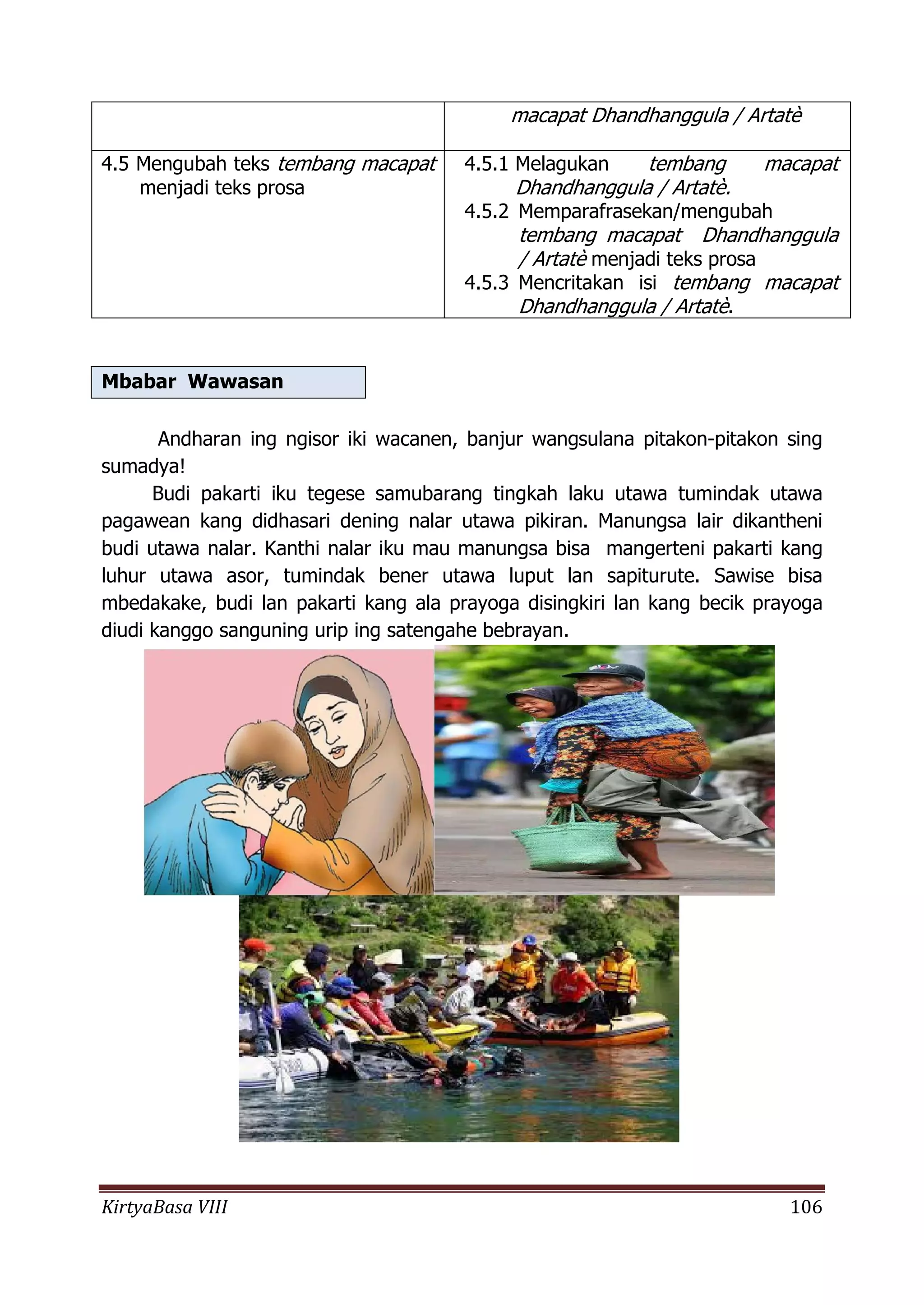 Bd8 kd6-wulangan 6 budi pekerti | PDF