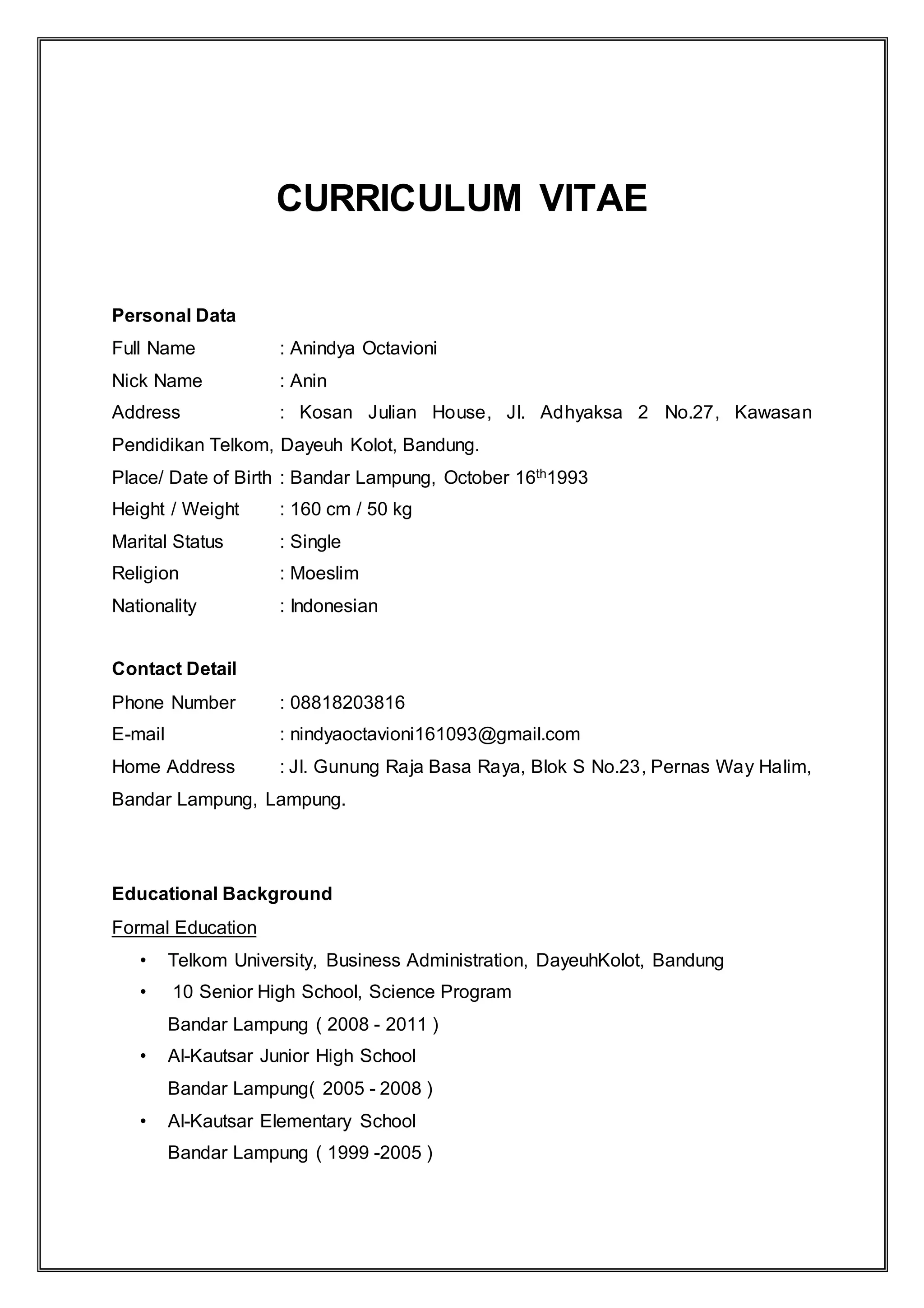 CV ANIN - Copy | DOCX