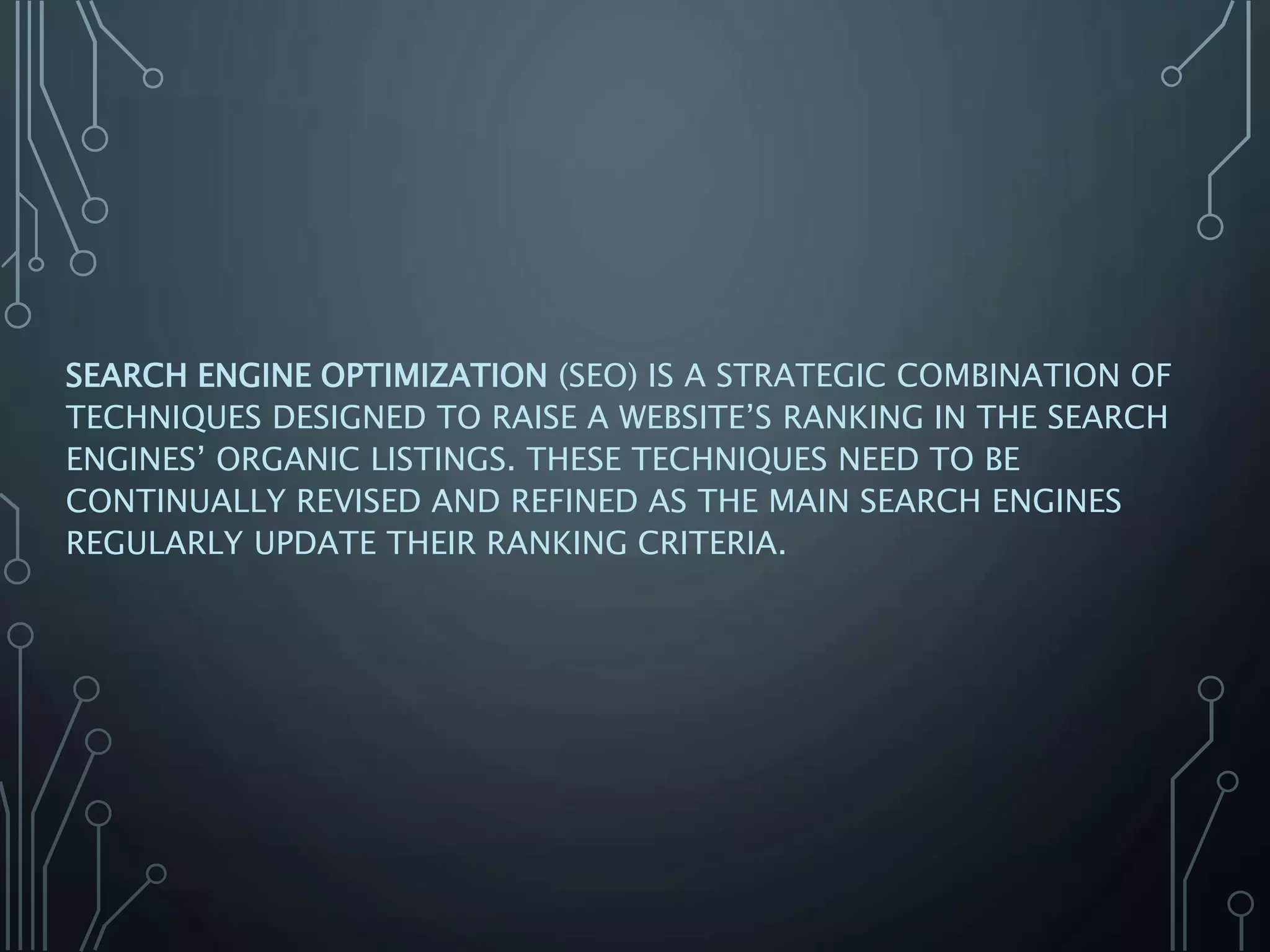 SEO Presentation | PPT