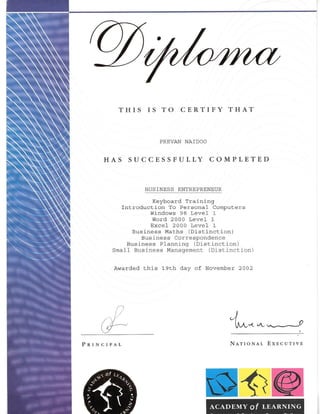 Academy of Learning | PDF