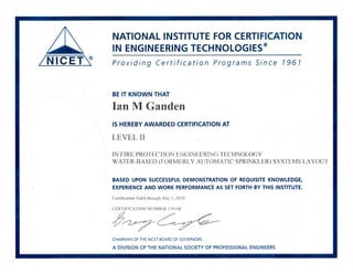 NICET II Certification May 2019 | PPT