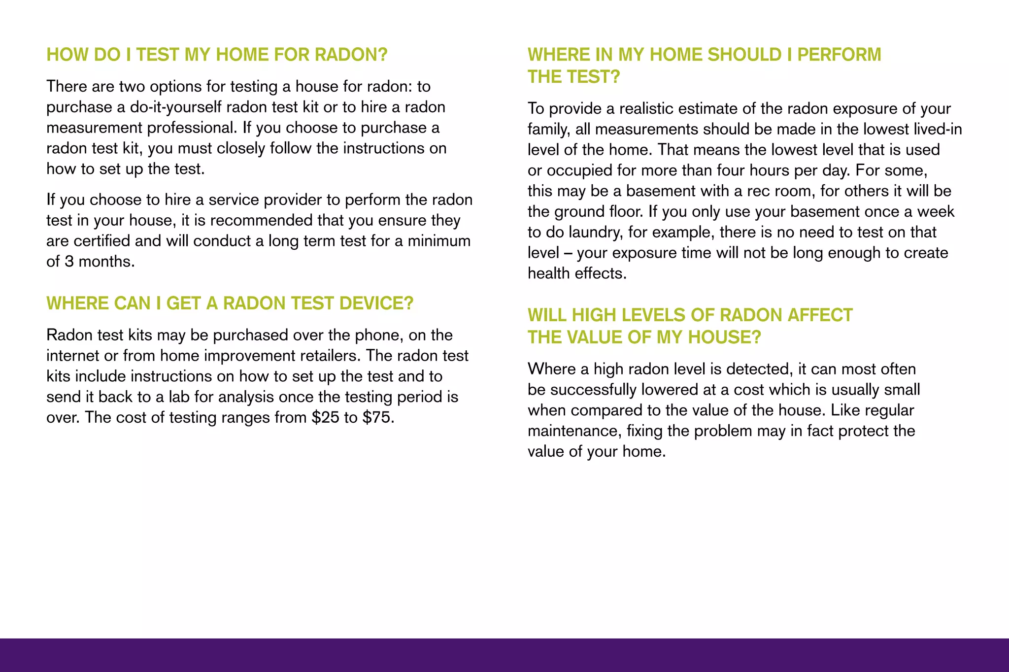 Radon Brochure | PDF