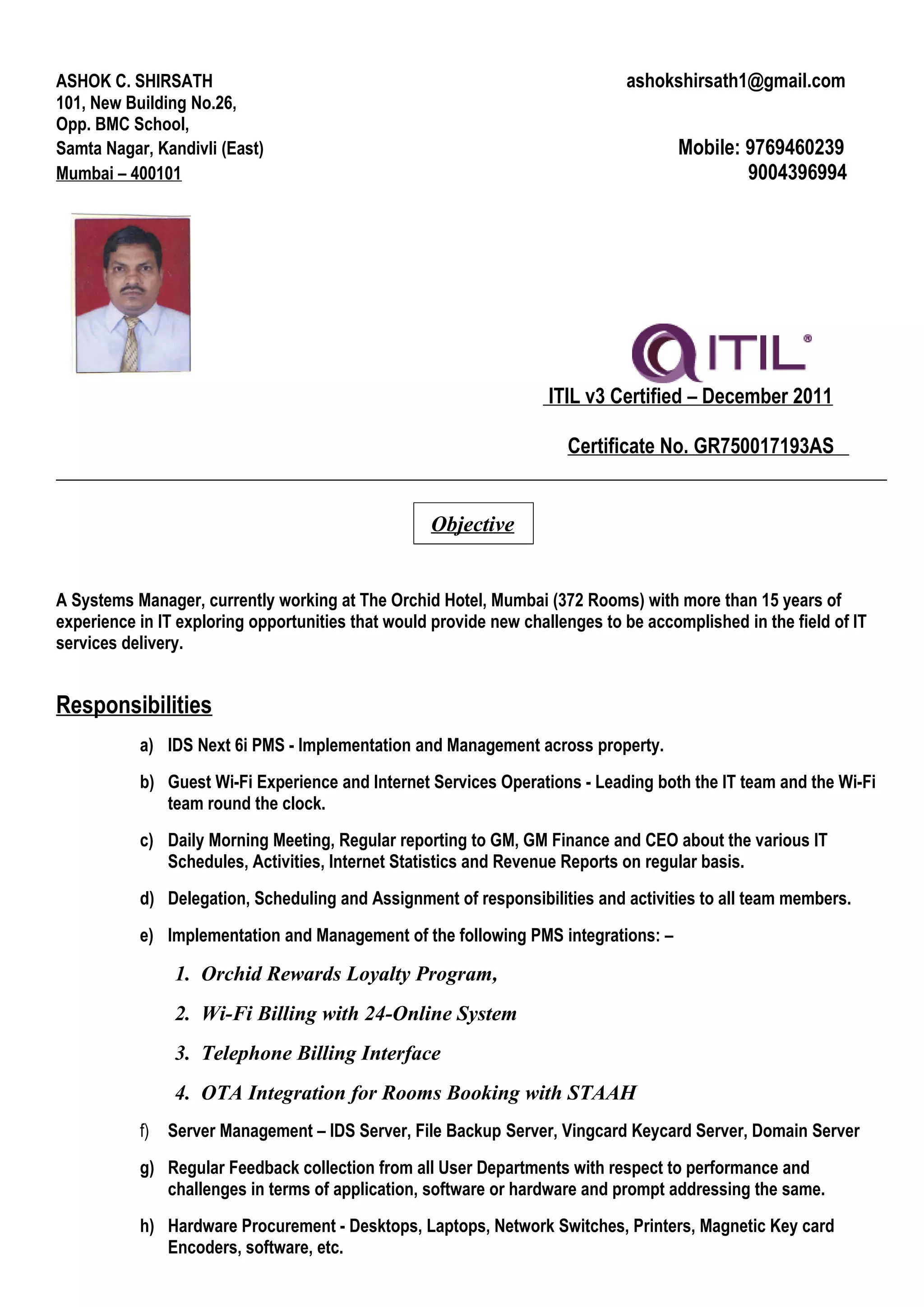 Ashok Shirsath | DOC