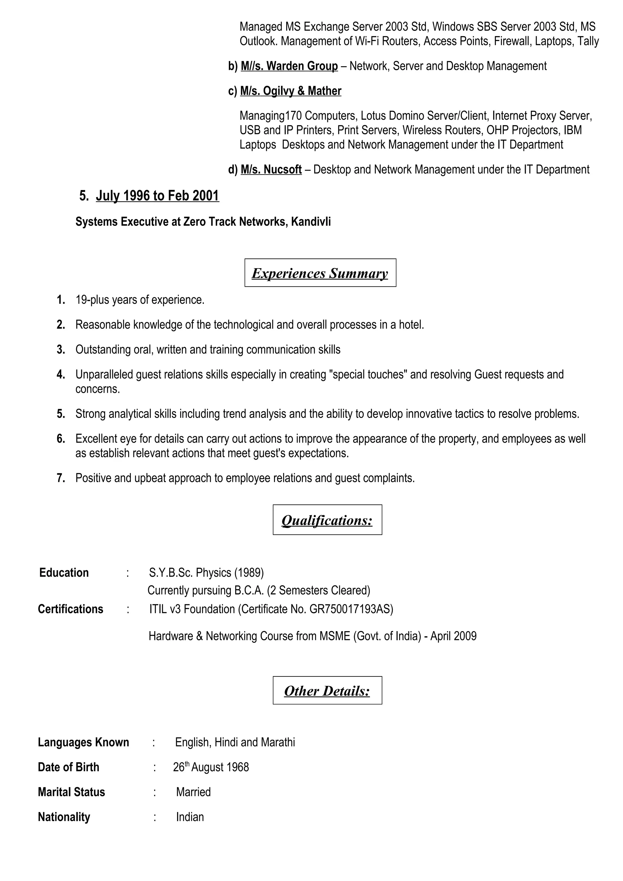 Ashok Shirsath | DOC