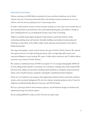 Alight Business Plan | PDF | Illegal Drugs, Tobacco, eCigarettes ...