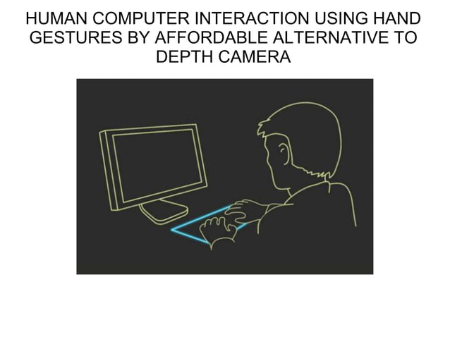 Hand Gesture Recognition Using Opencv Python Pptx Computer